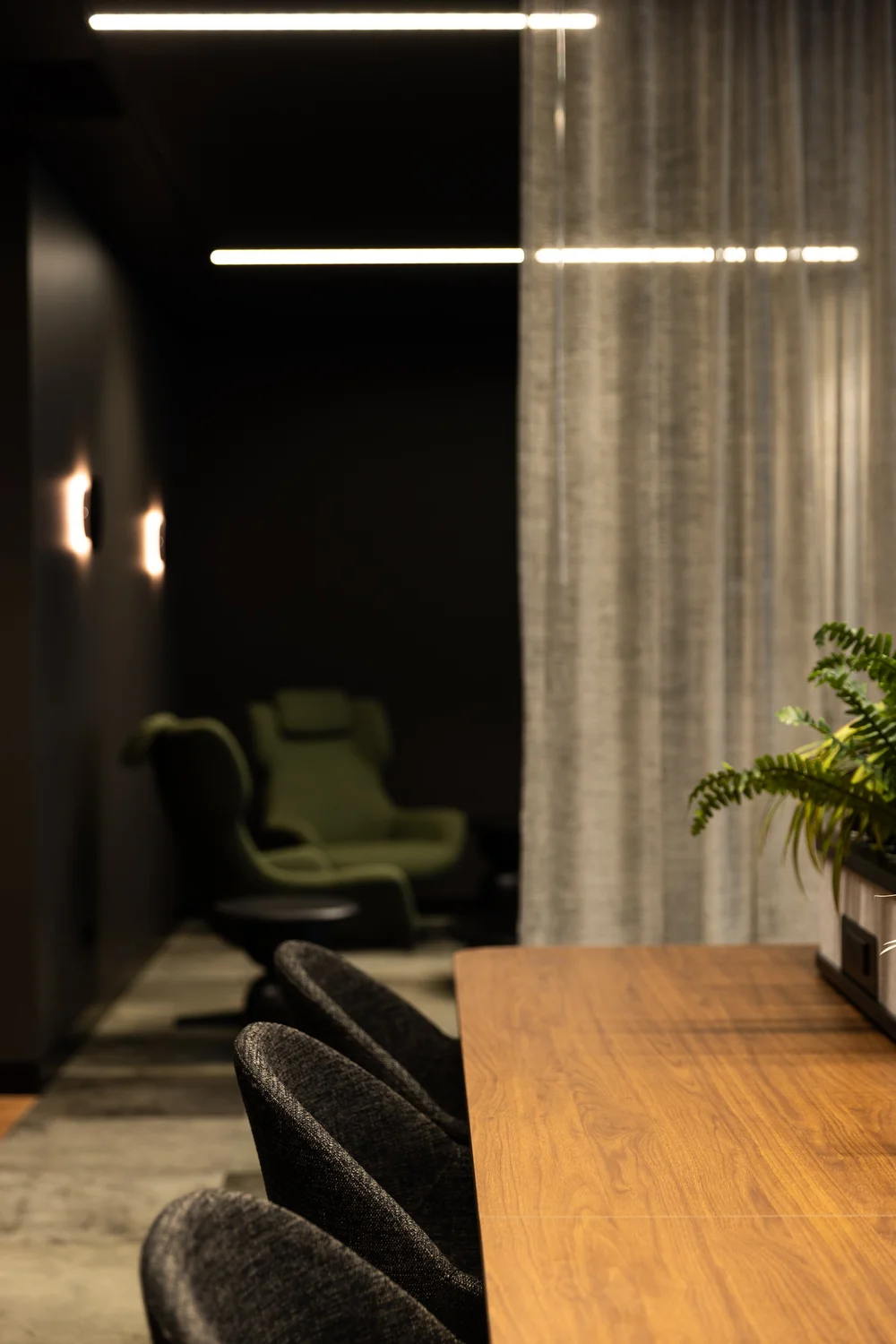 Mars United Australia's dark and atmospheric office fitout — Sheldon ...