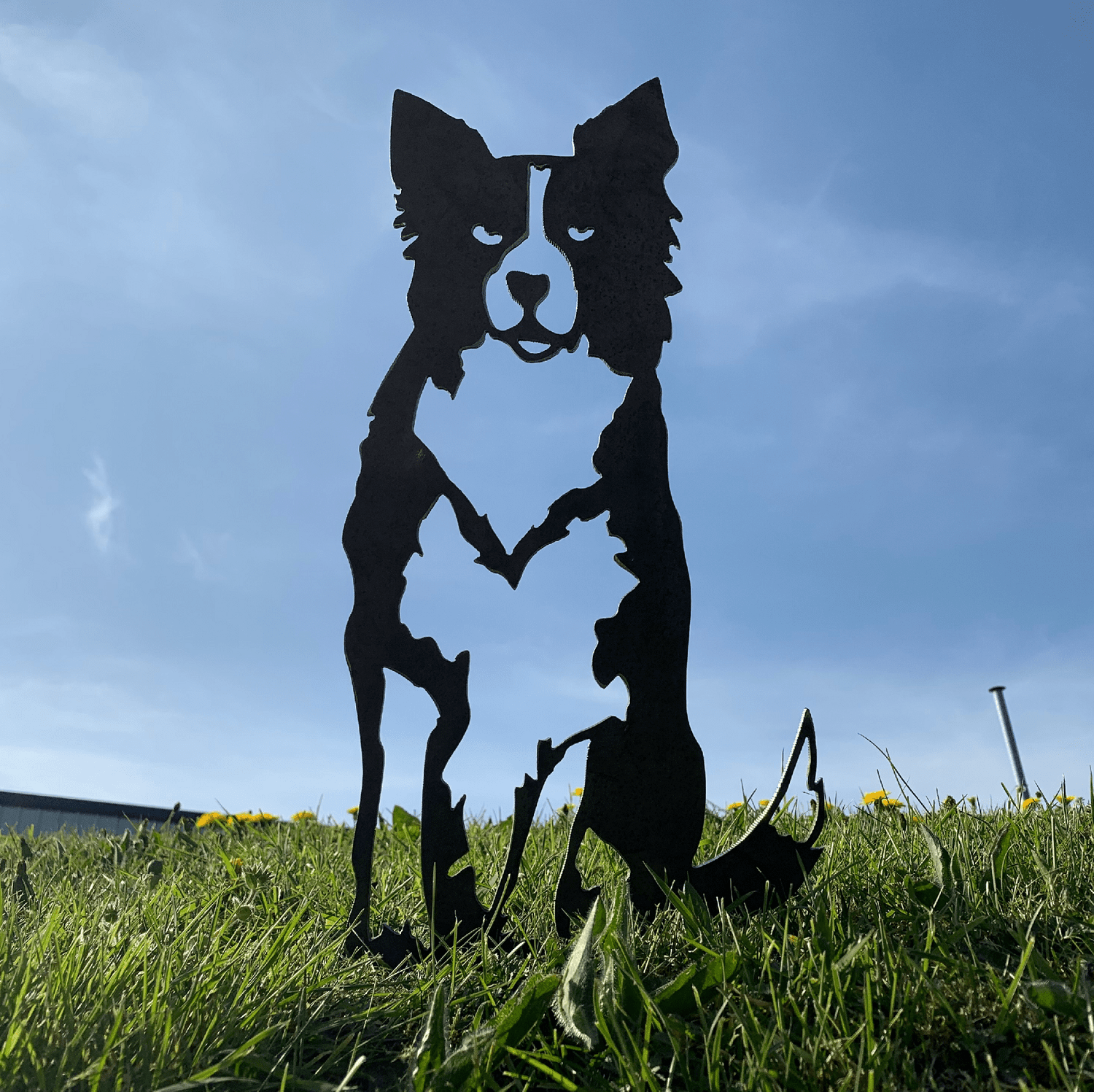 Metal Dog Garden Art UK | Dog Silhouettes & Memorial Gifts ...