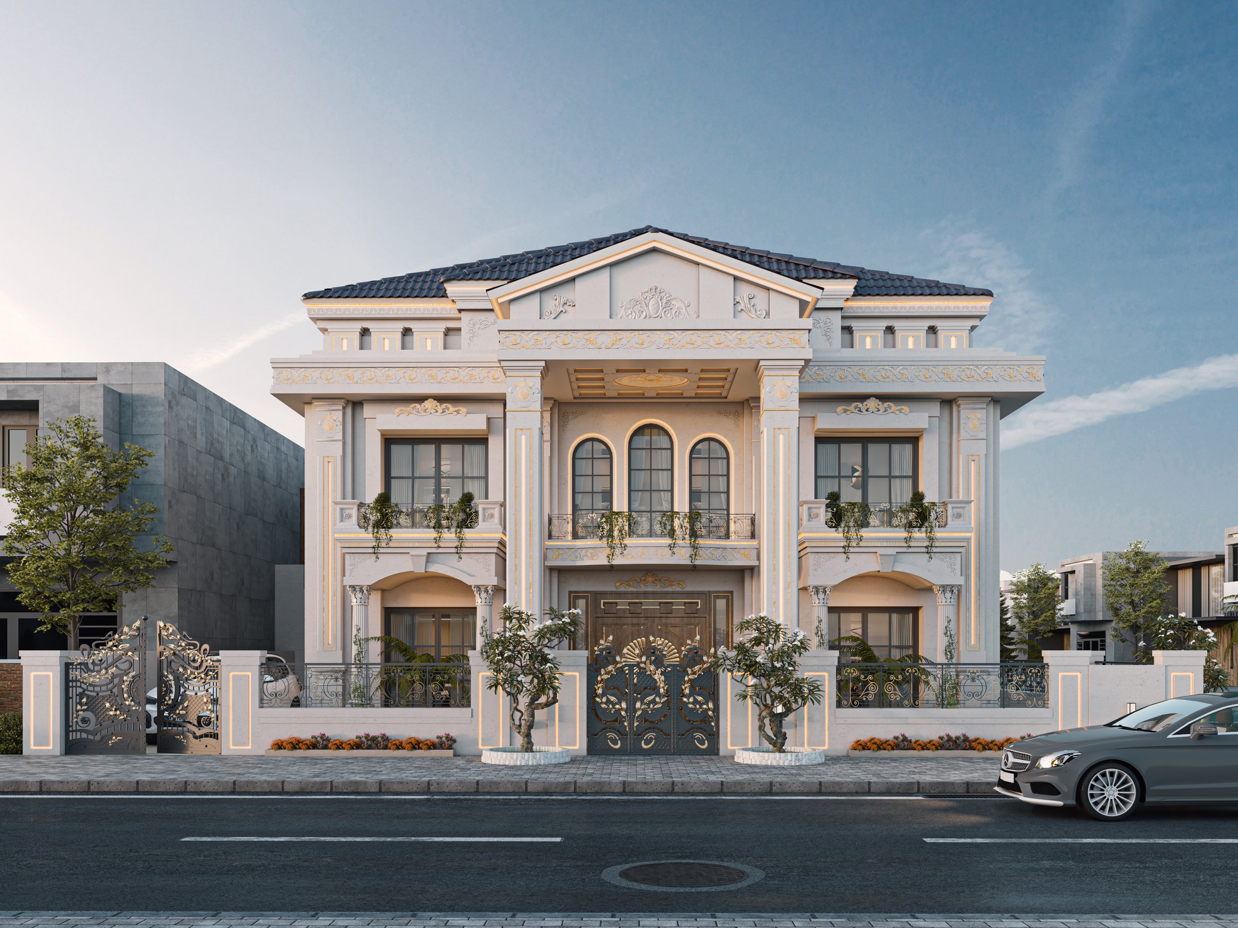 Neoclassical Villa — Alpha Architects