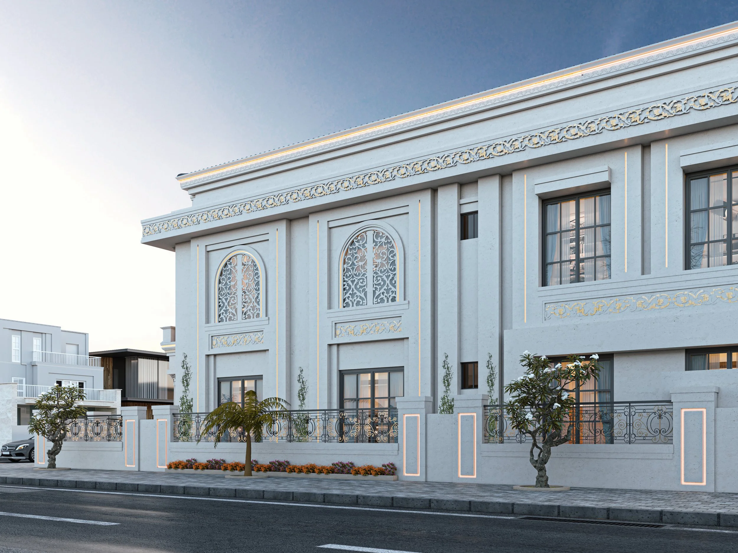 Neoclassical Villa — Alpha Architects