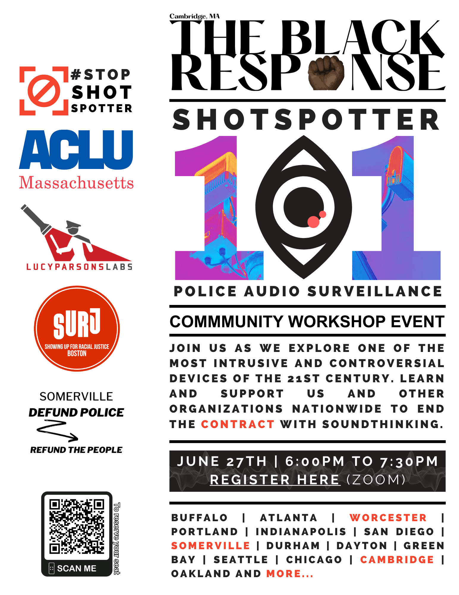 Shotspotter/Sounthinking Research — The Black Response