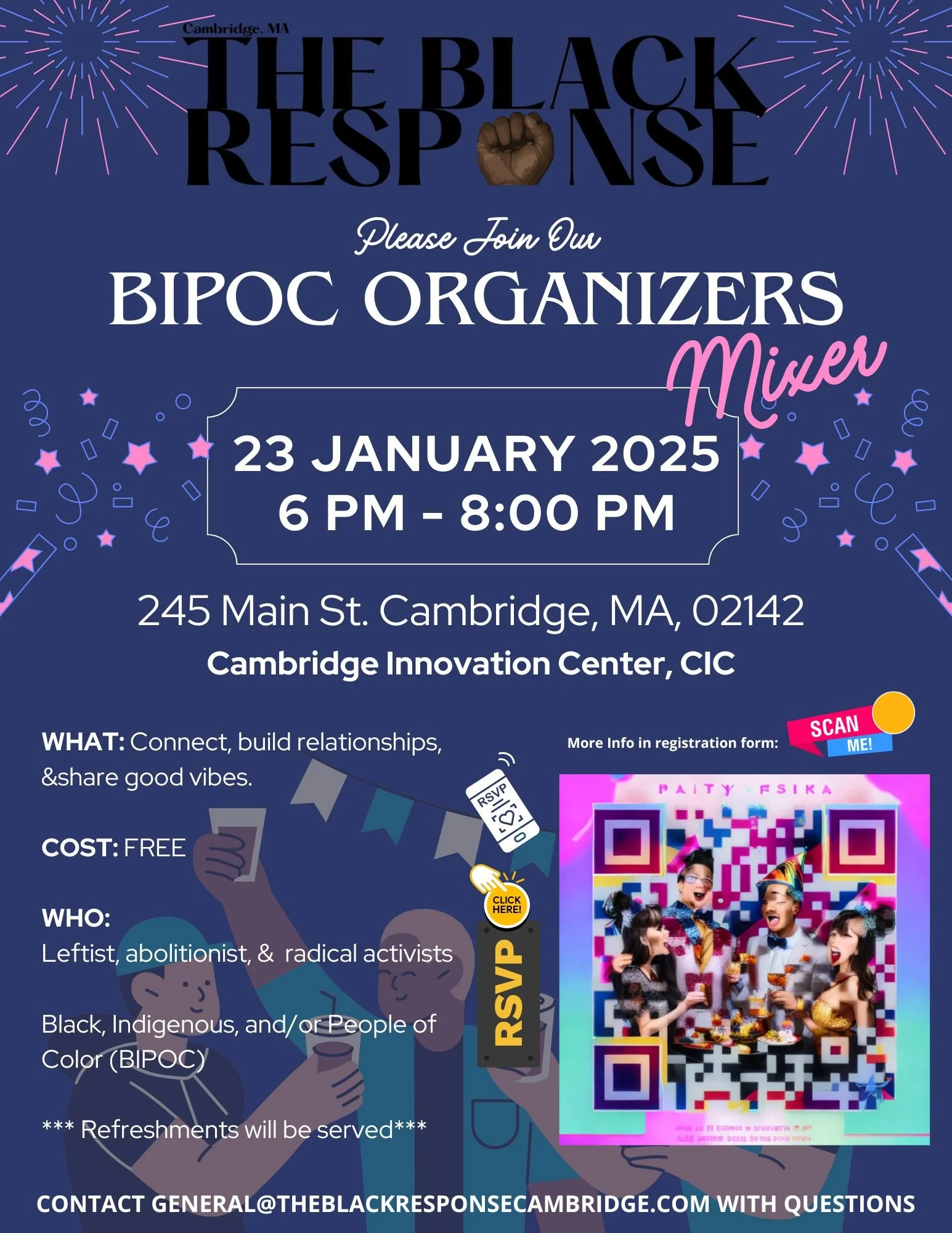 BIPOC Organizers mixer — The Black Response