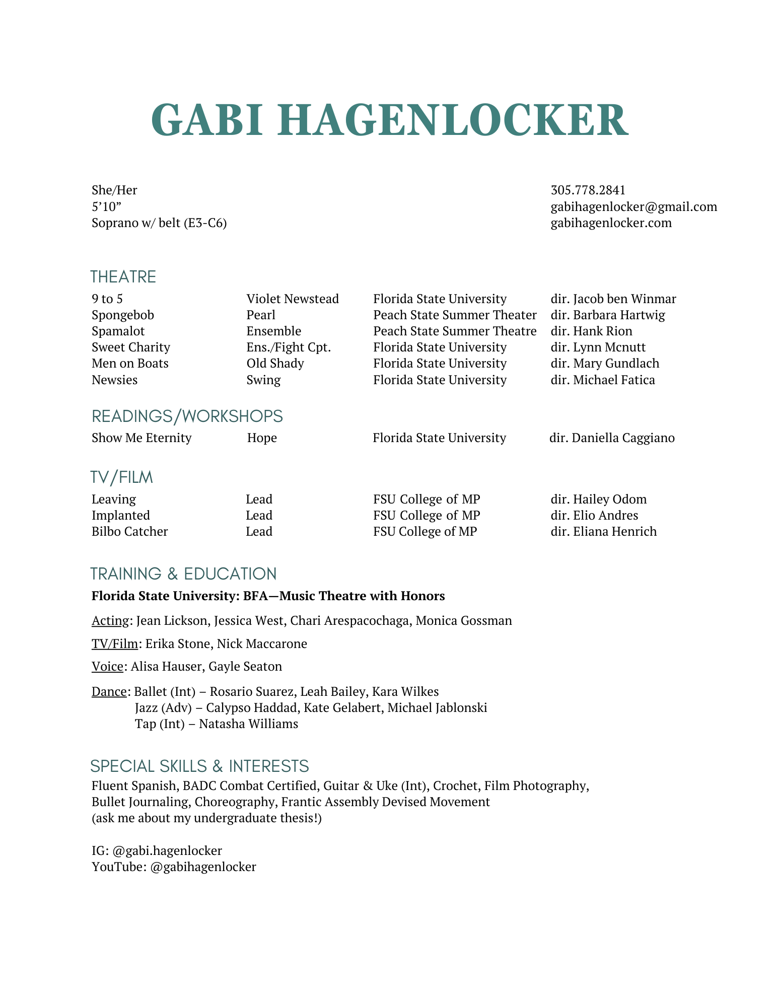 H/R — Gabi Hagenlocker