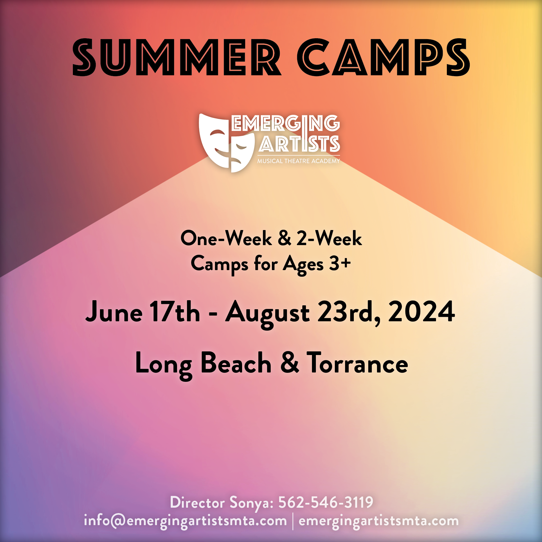 Emerging Artists Musical Theatre Academy offers classes, camps and workshops to students of all ...