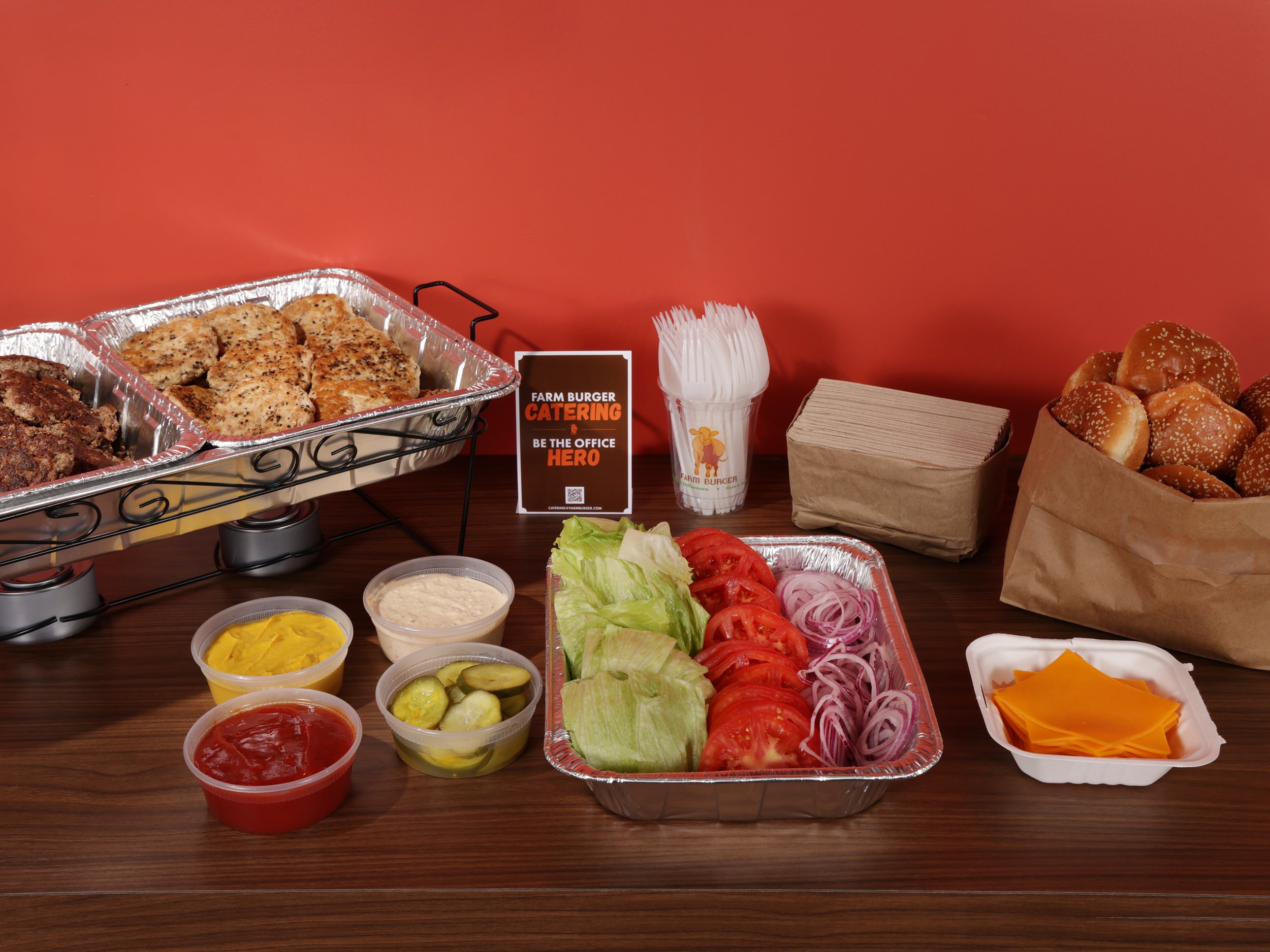 farm burger – CATERING
