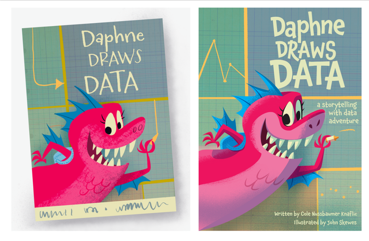 Creating Daphne — Daphne Draws Data: a storytelling with data adventure