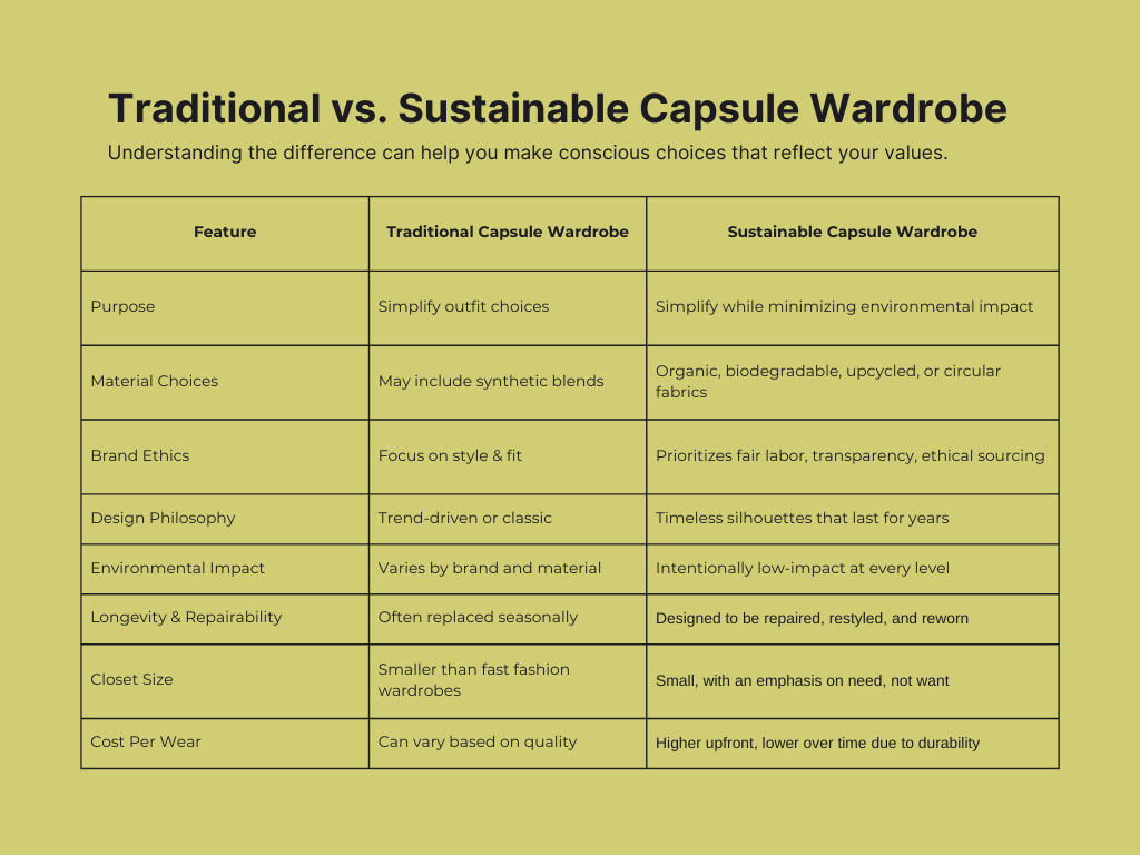 Capsule Wardrobe, But Make It Green: A Guide to Sustainable Style — The ...