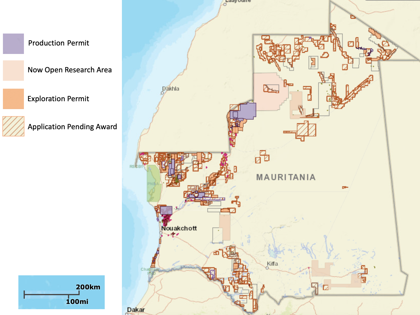 Concessions — Mauritania Mining Ventures