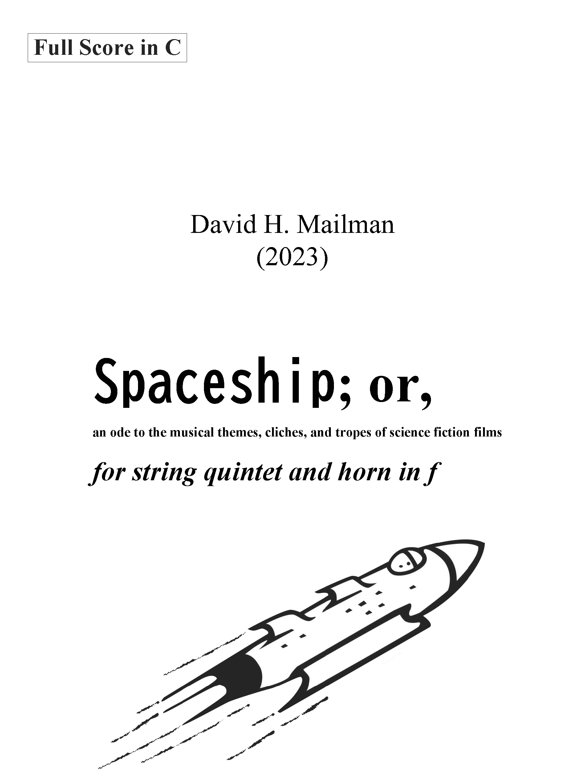 Spaceship — David Huang Mailman