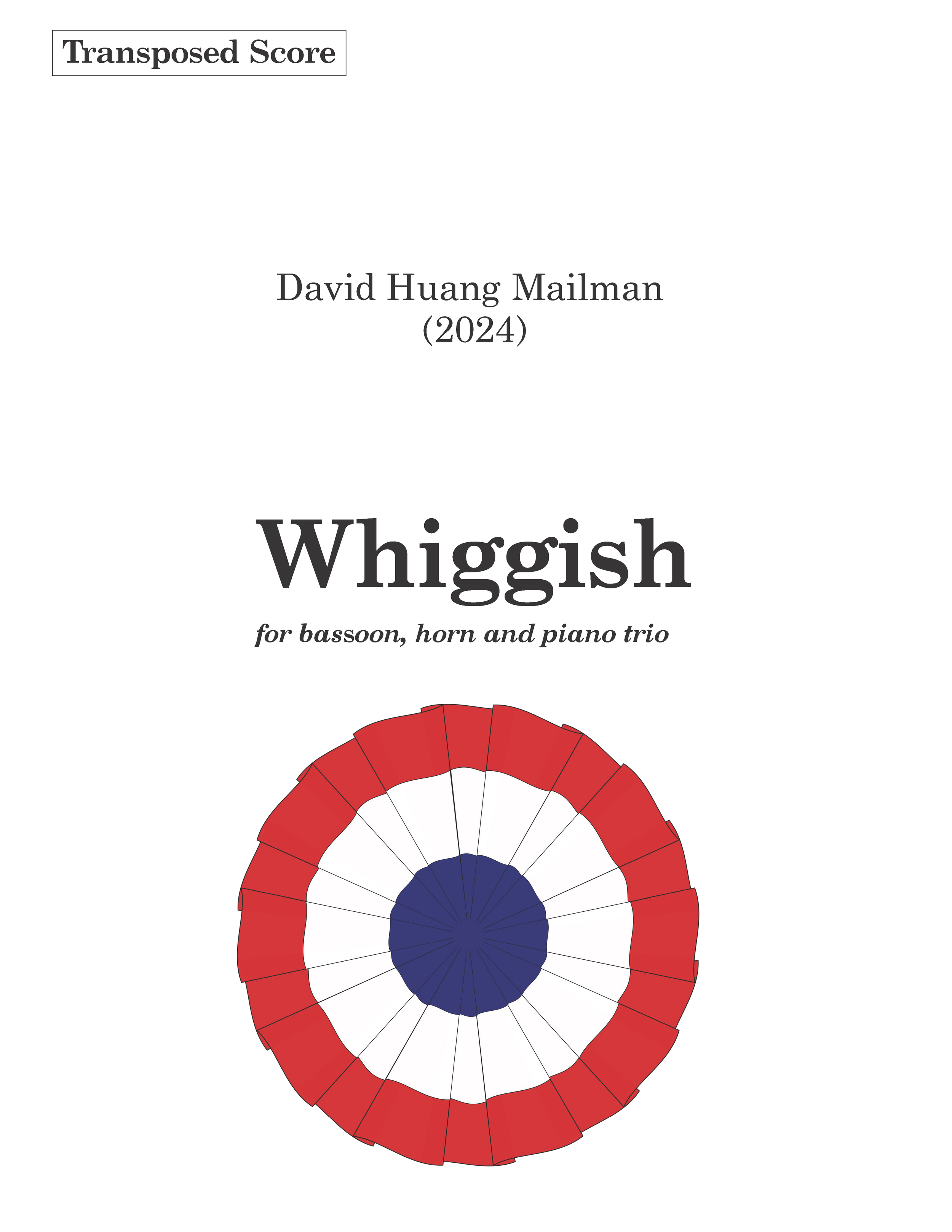 for Soloist/Chamber Ensemble — David Huang Mailman
