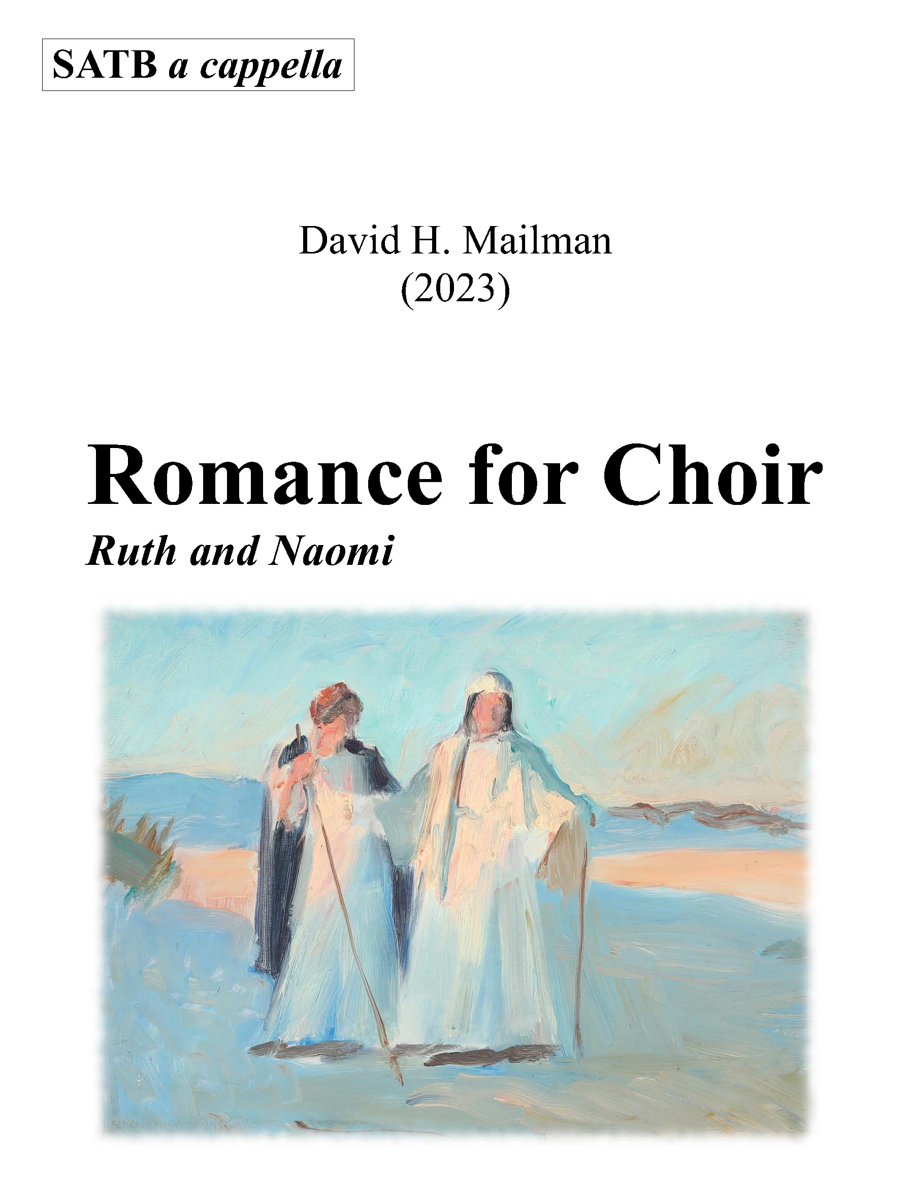 Romance for Choir — David Huang Mailman