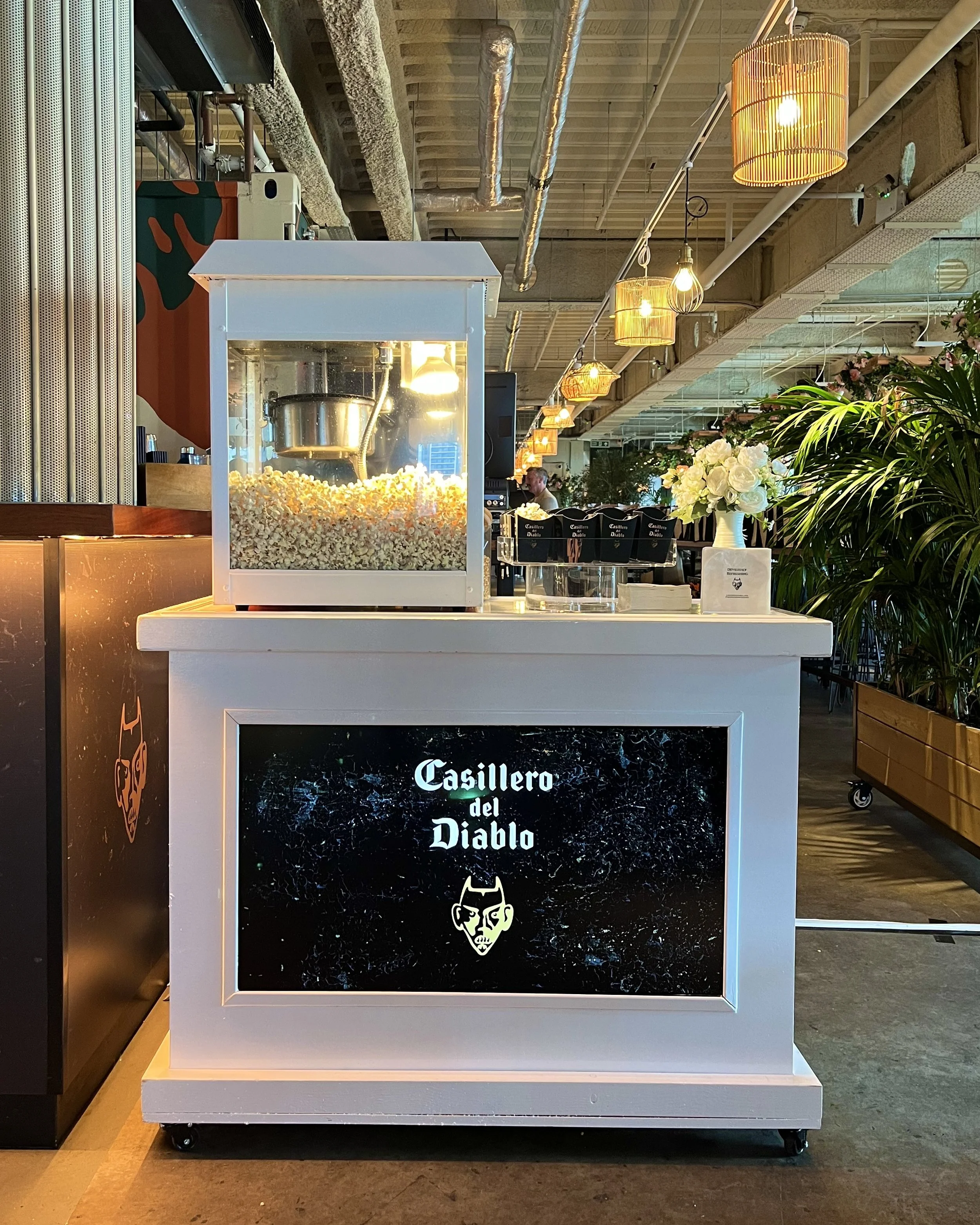 Corporate Branding: Custom Popcorn Cart and Popcorn Boxes — Moments ...