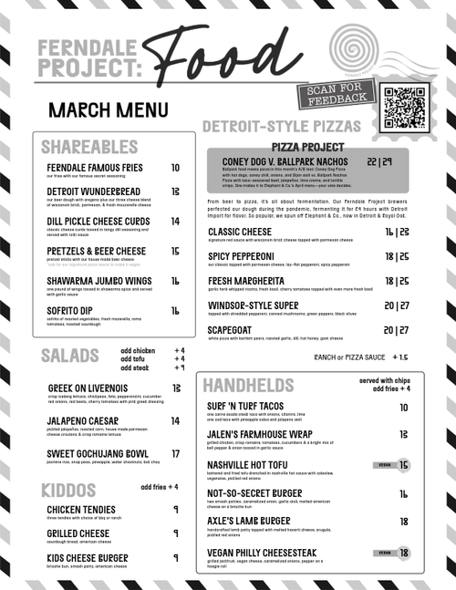 FOOD — Ferndale Project