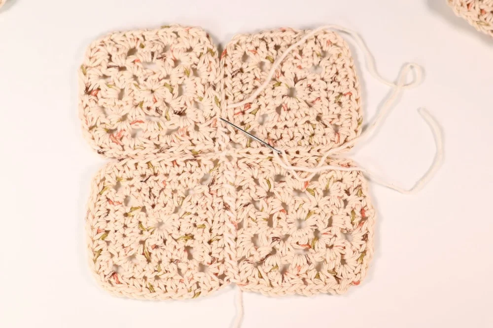 Alternating Granny Square Crochet Blanket — Made on Mill