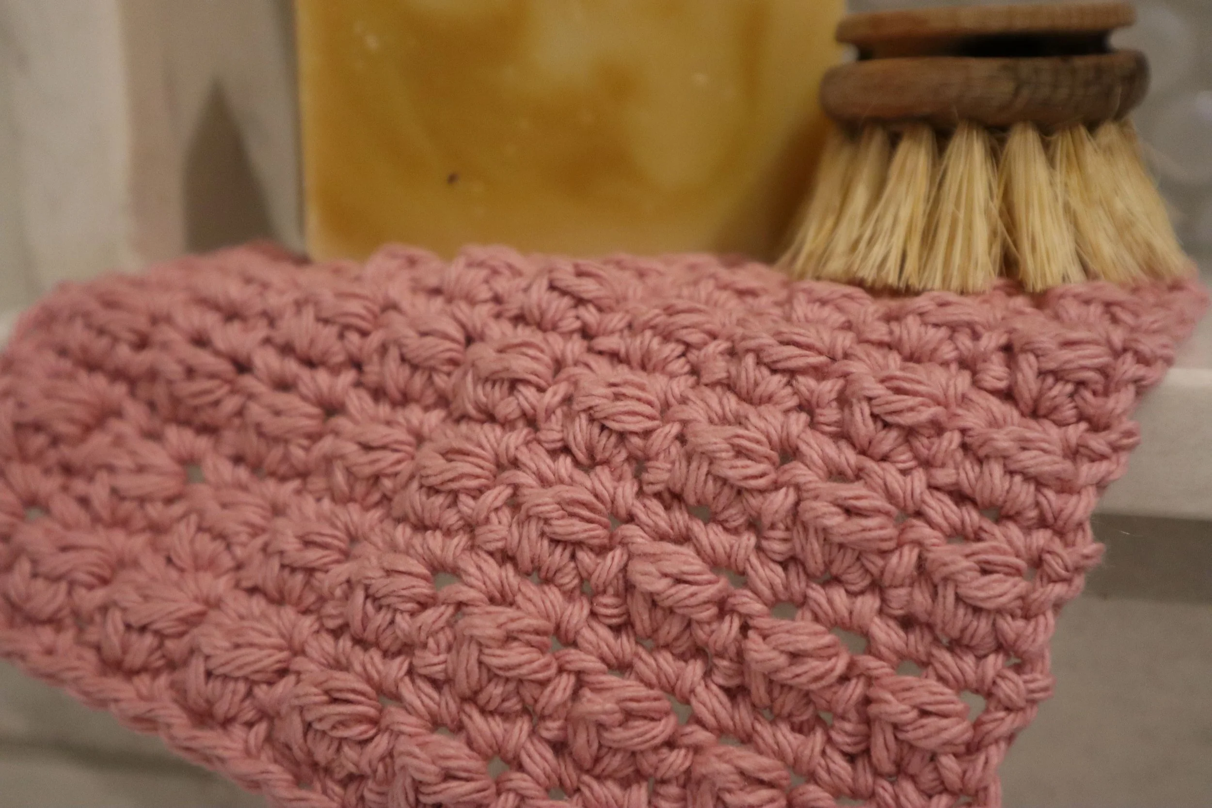Easy Textured Crochet Washcloths — Made on Mill