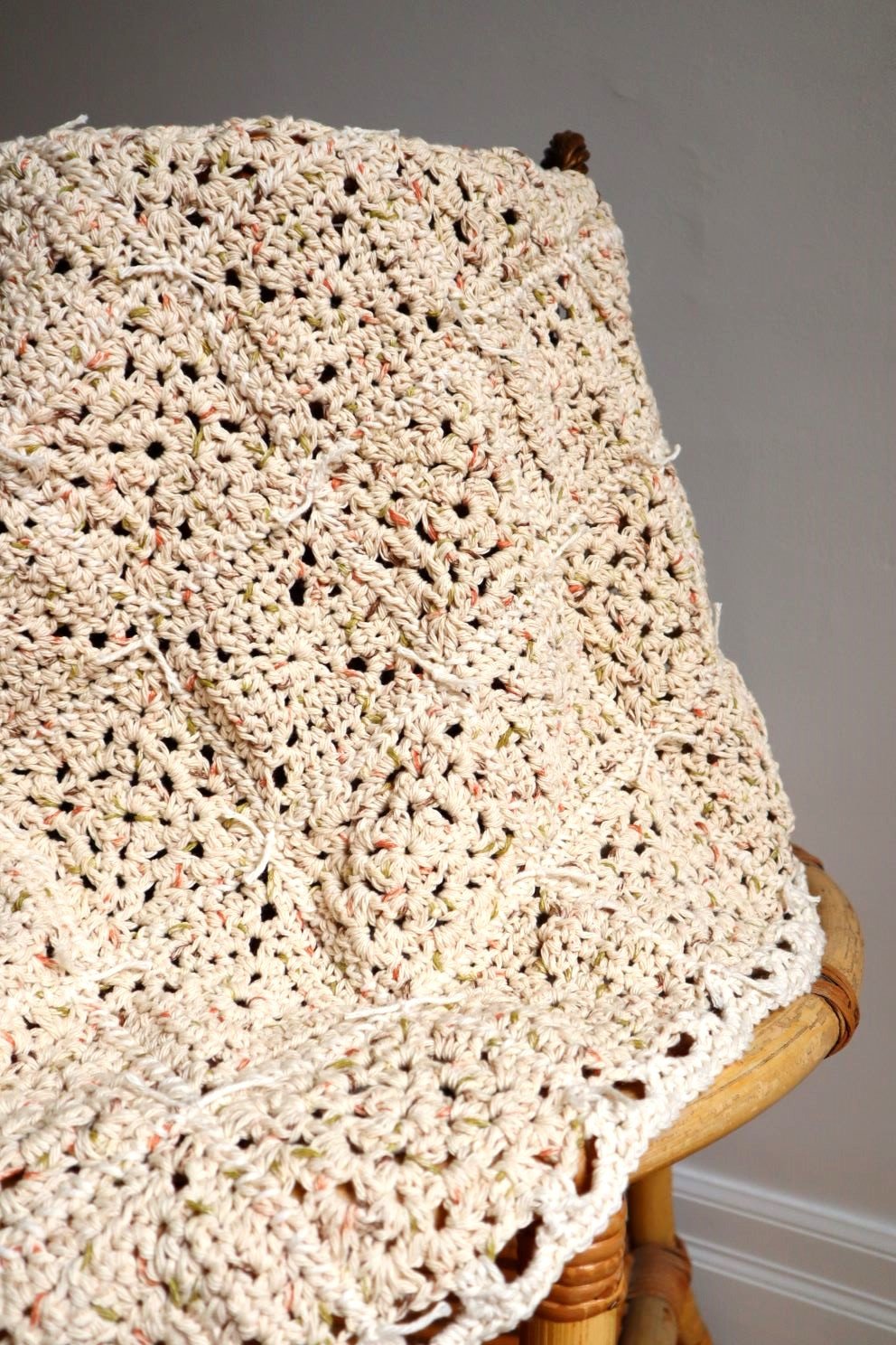 Alternating Granny Square Crochet Blanket — Made on Mill