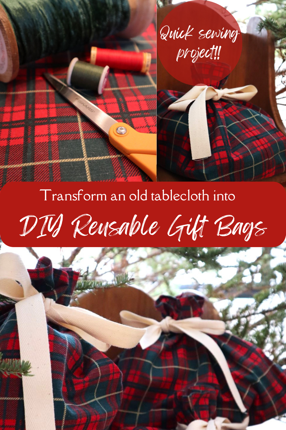 DIY Reusable Gift Bags — Made on Mill
