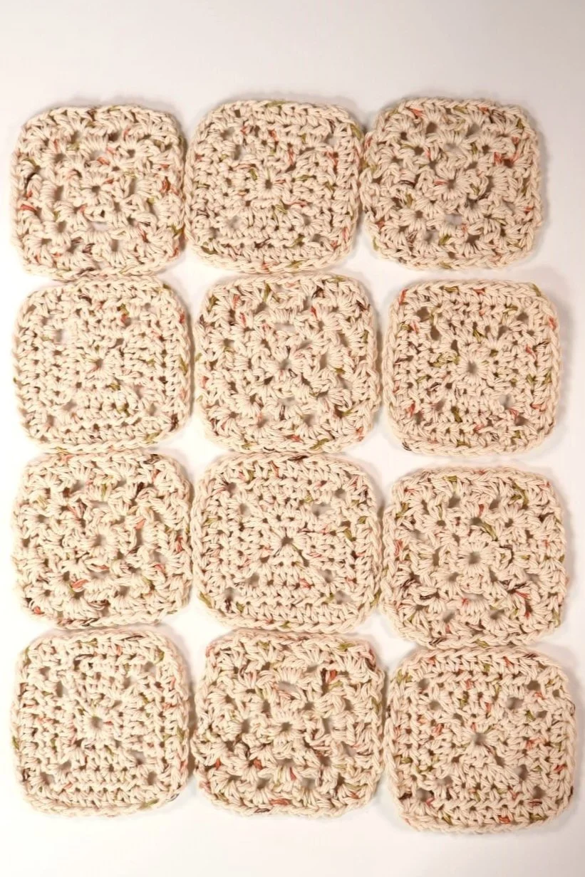 Alternating Granny Square Crochet Blanket — Made on Mill