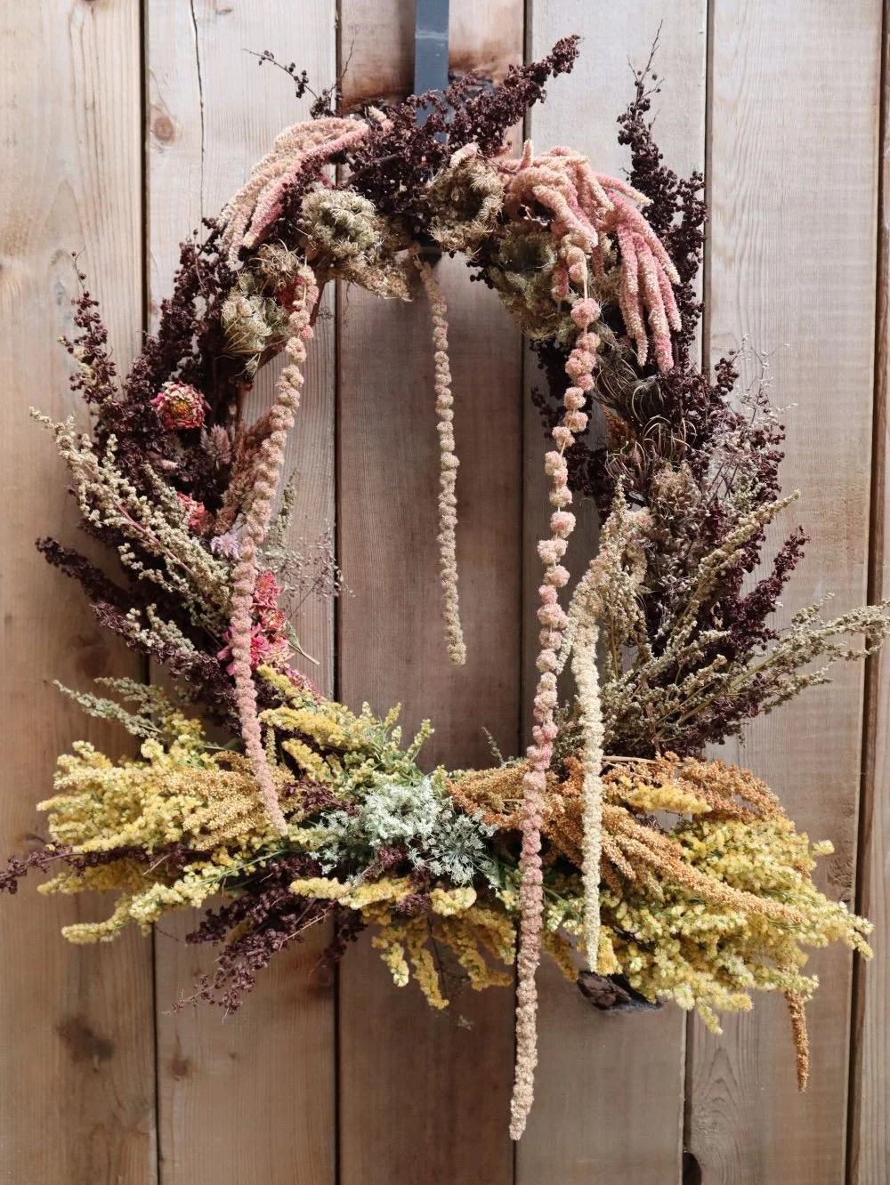 Dried Floral Wreath — Made on Mill