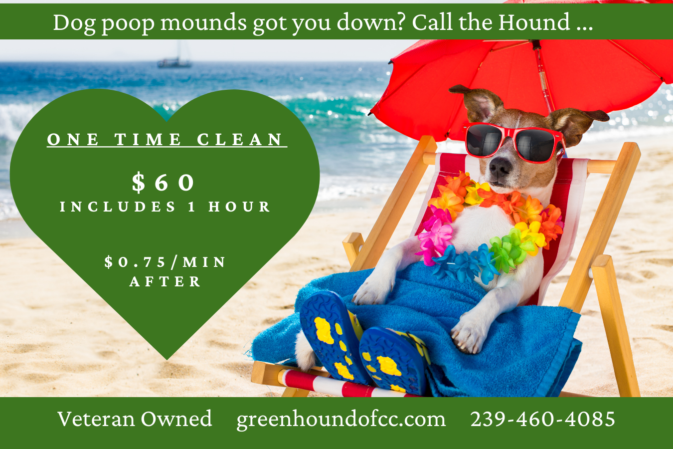 Pricing and Sign Up! — The Green Hound Poop Scoopers of Cape Coral