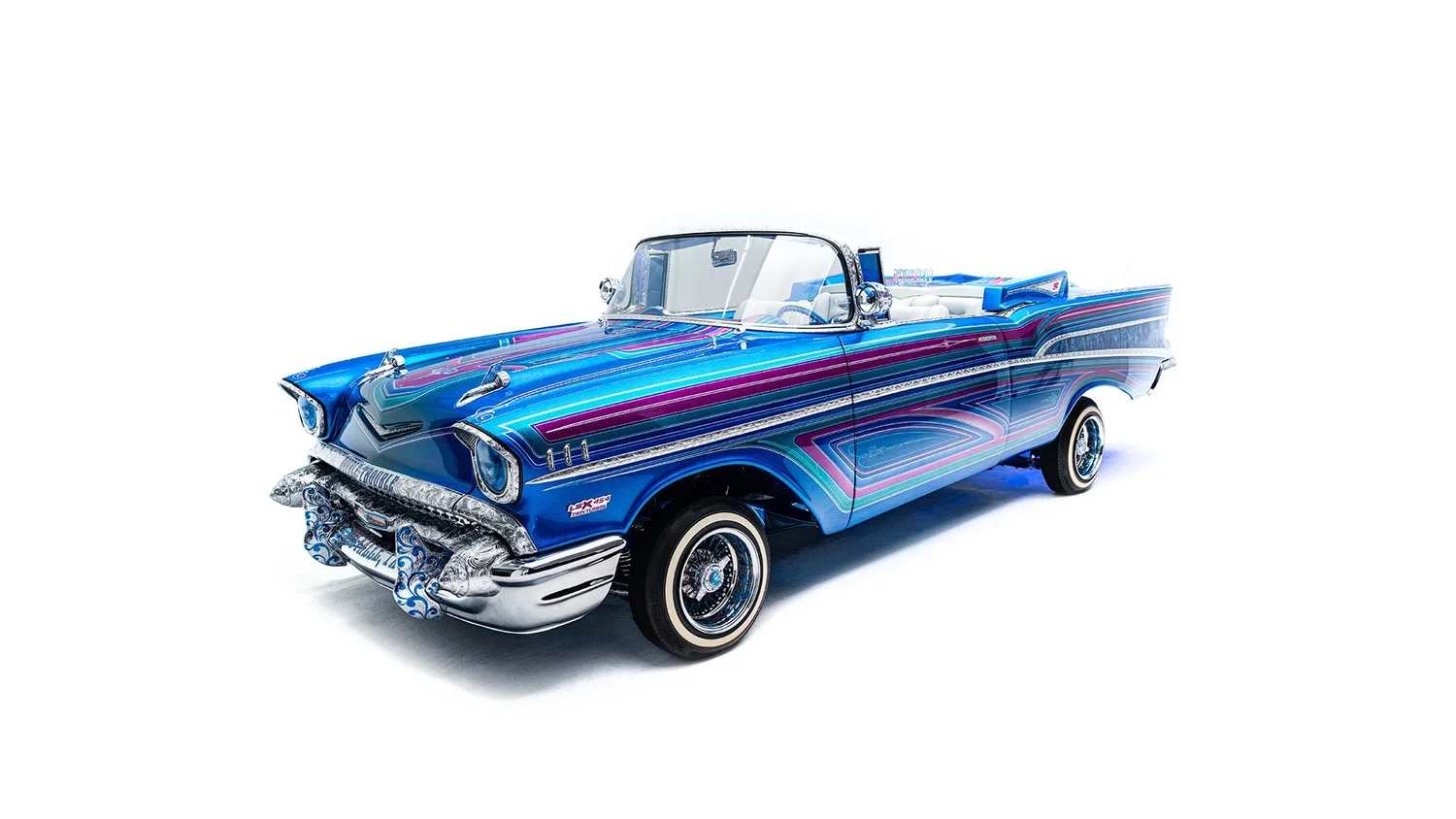 Bobby Garza | The Texan Lowrider behind the Chevrolet Bel Air "Double ...