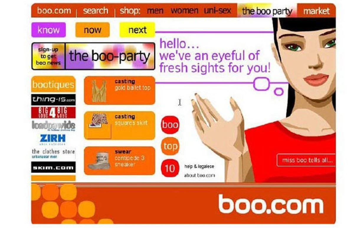 Boo.com — Museum of Failure