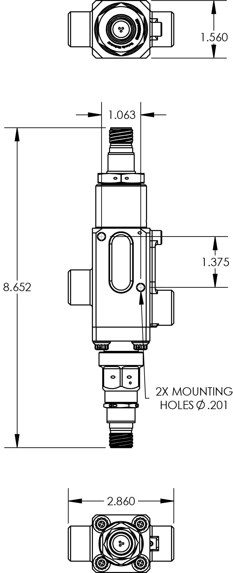 3/8” 2-Way Normally Closed Pilot-Actuated Poppet Valve - TS-SP06B8000 ...