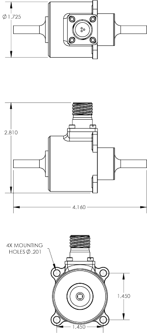 1/4" In-Line 2-Way Direct-Acting Latching Solenoid Valve - TS ...