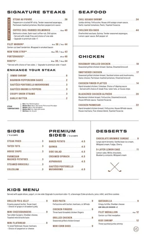 Menu — The Haven @ Hickory Stick