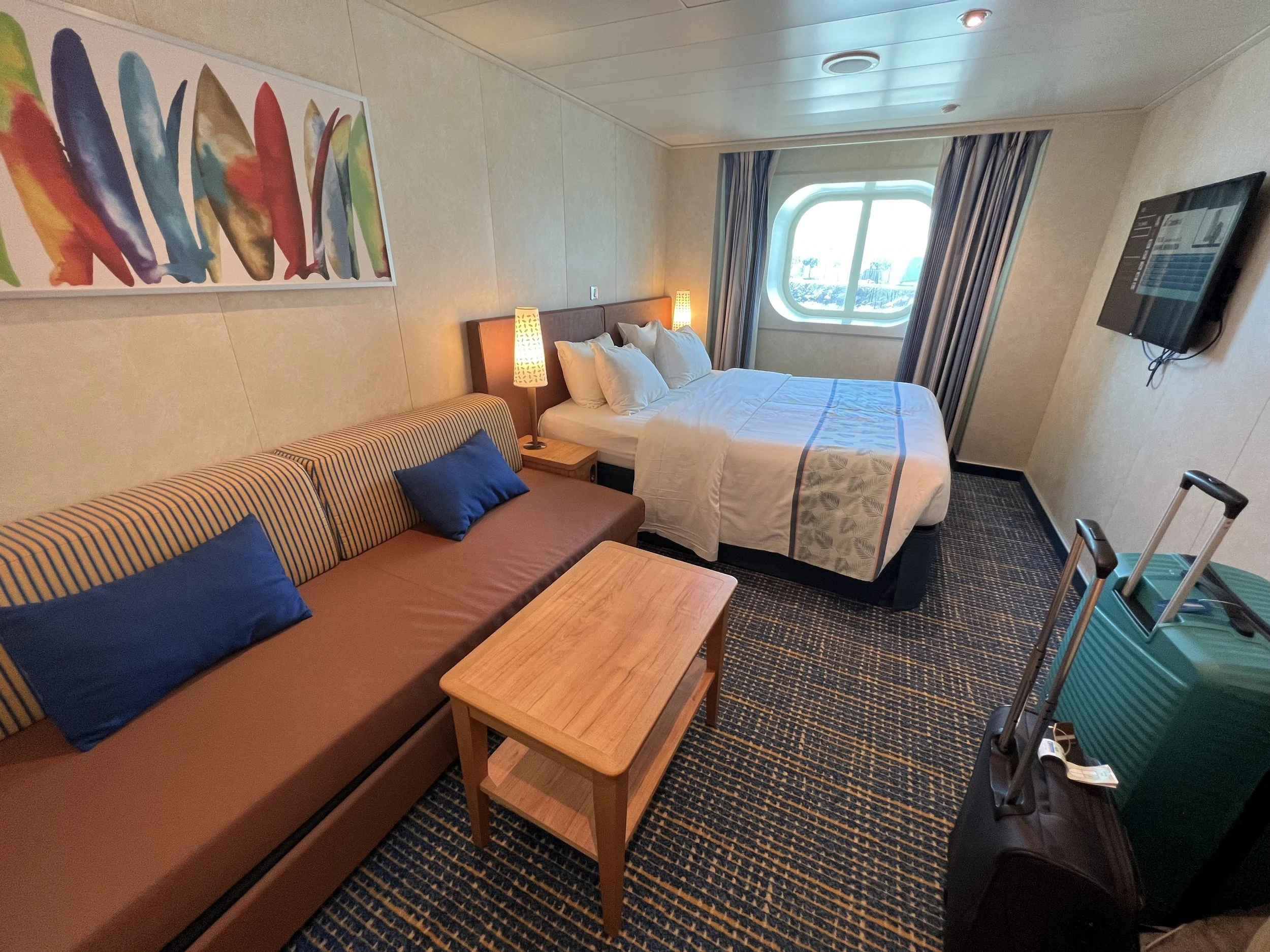 Here’s my Deluxe Oceanview Cabin onboard Carnival Panorama: Details ...