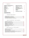 Menu — Bacco Ristorante & Bar