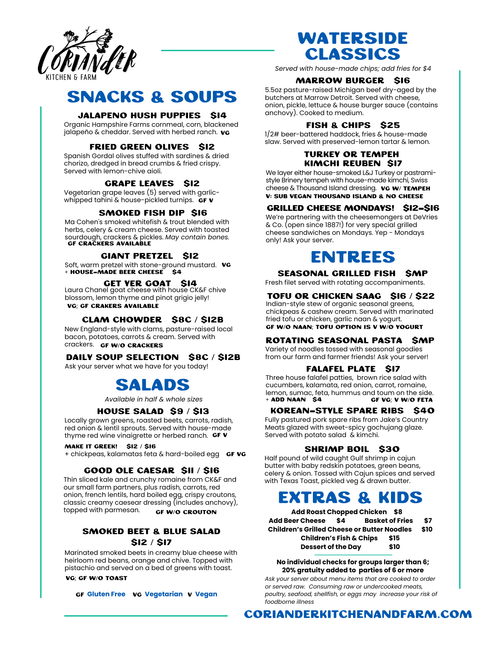 Eat — Coriander Kitchen