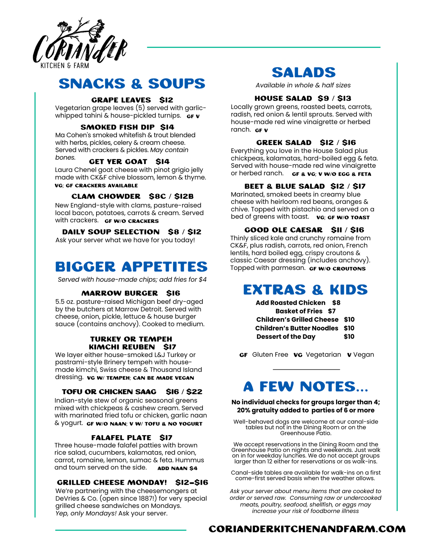 Eat — Coriander Kitchen