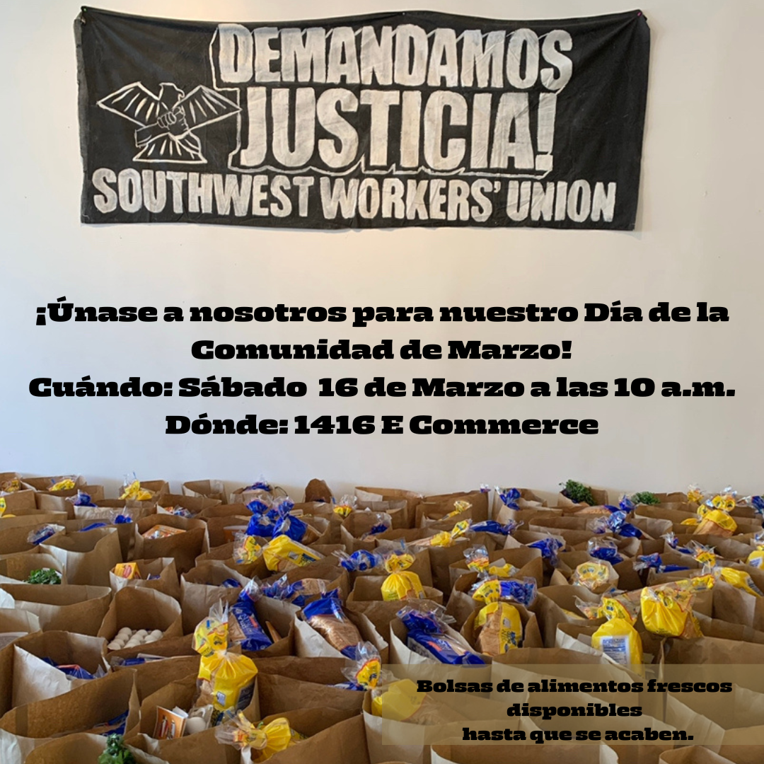 March 2024 Community Day — Southwest Workers Union