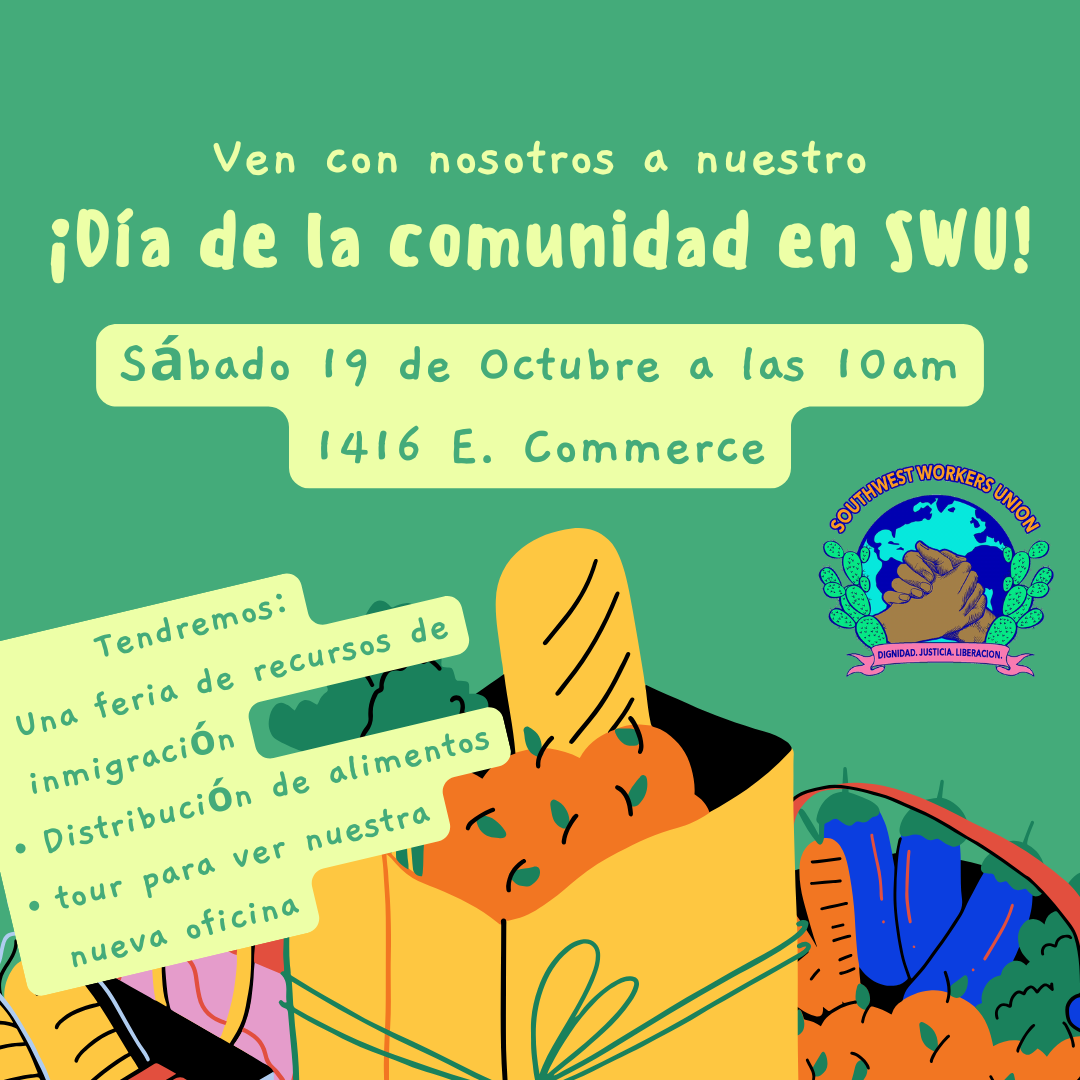 A Busy Weekend at swu! — Southwest Workers Union
