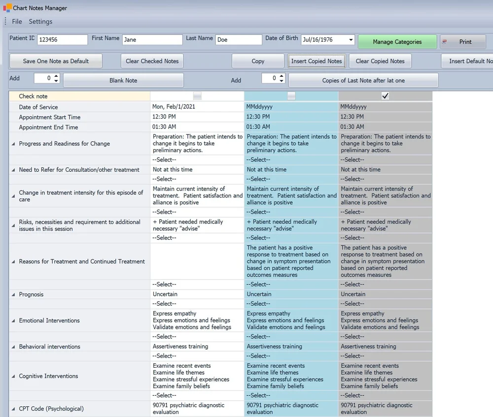 GRID Charting, provides insights into how far psychotherapists must go ...