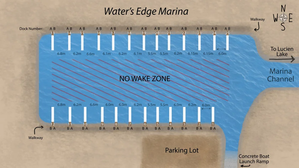 Marina Slips — Water's Edge Marina