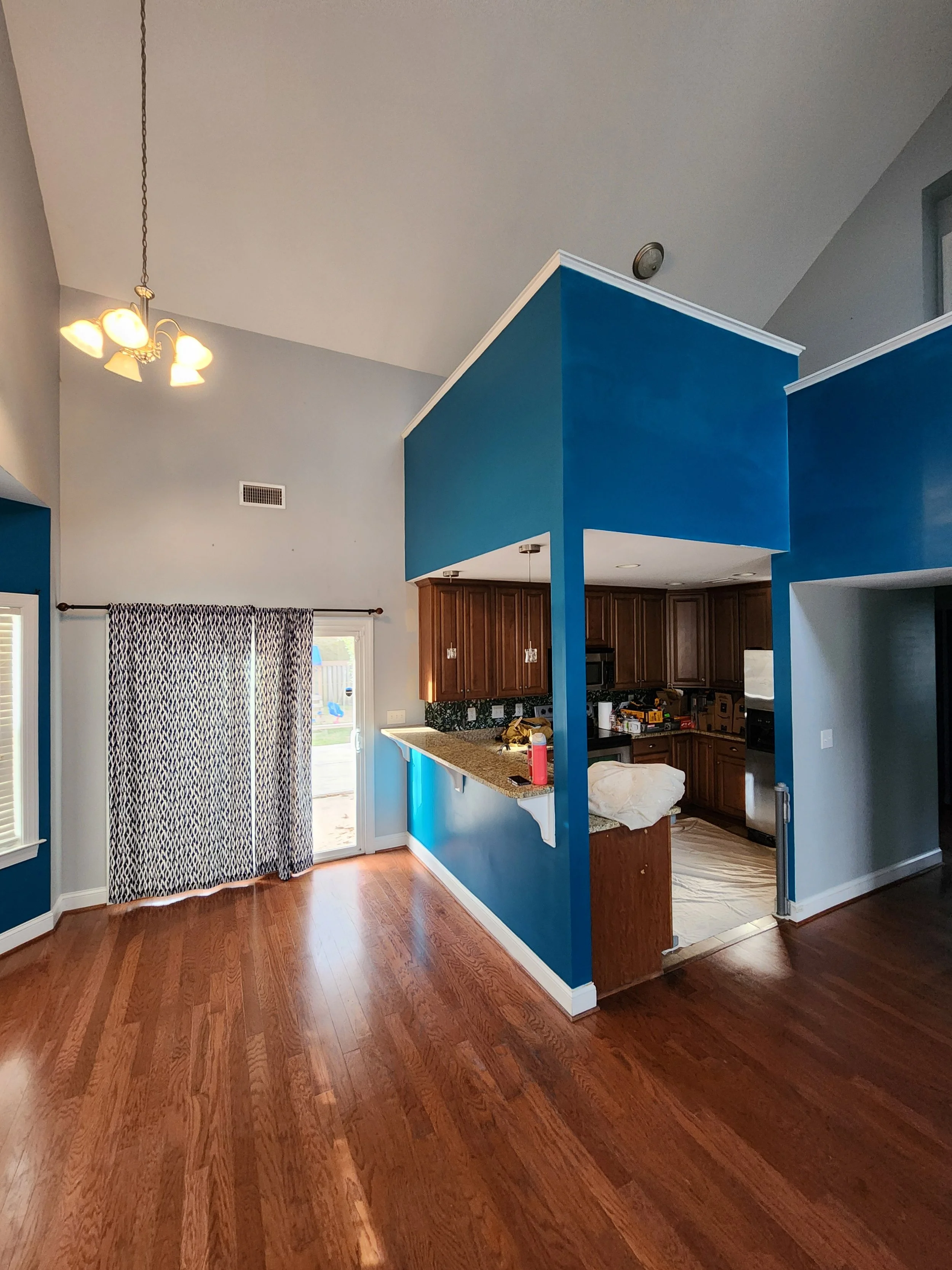 High Ceiling & Wall Paint — Chamberlain Property Solutions