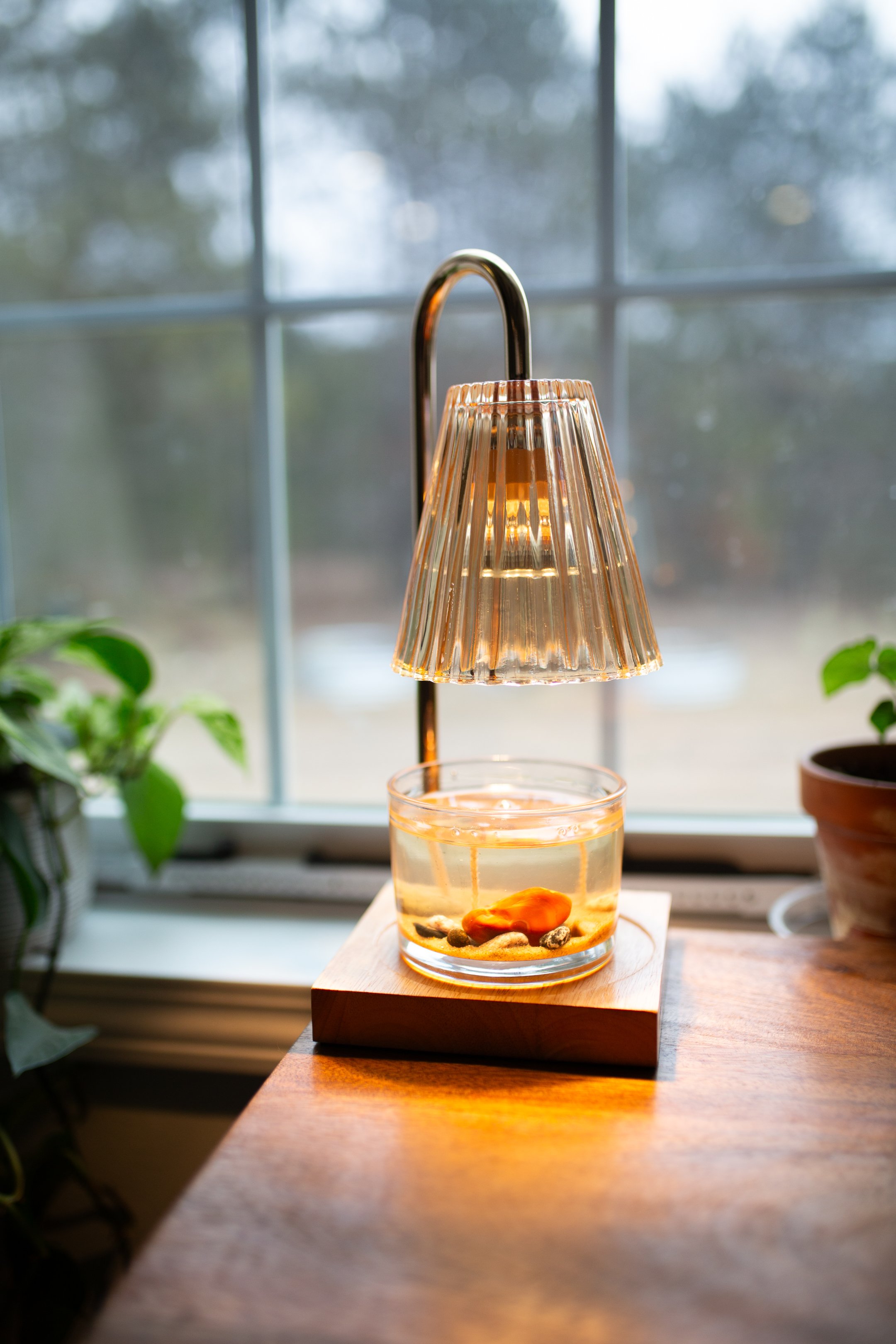 Clear Glass Candle Warming Lamp — SheRockHunts Co.