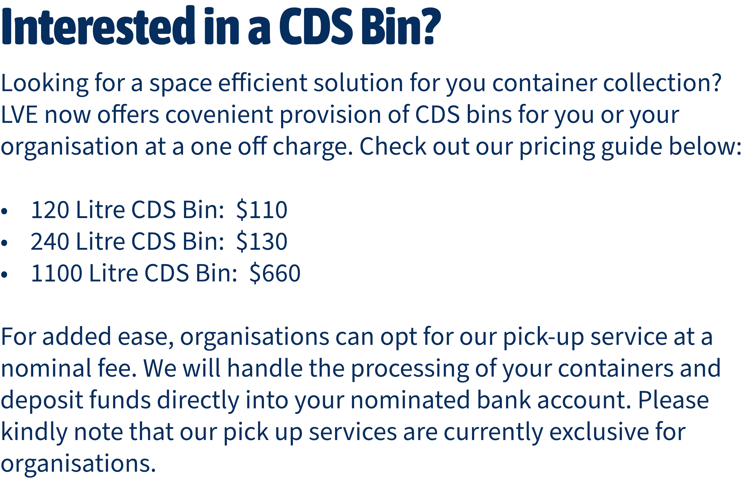 Victoria's Container Deposit Scheme (CDS Vic) — Latrobe Valley Enterprises