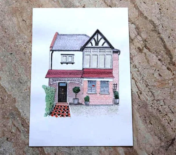House Portraits — Linda Gaskell Illustration Northumberland artist and ...