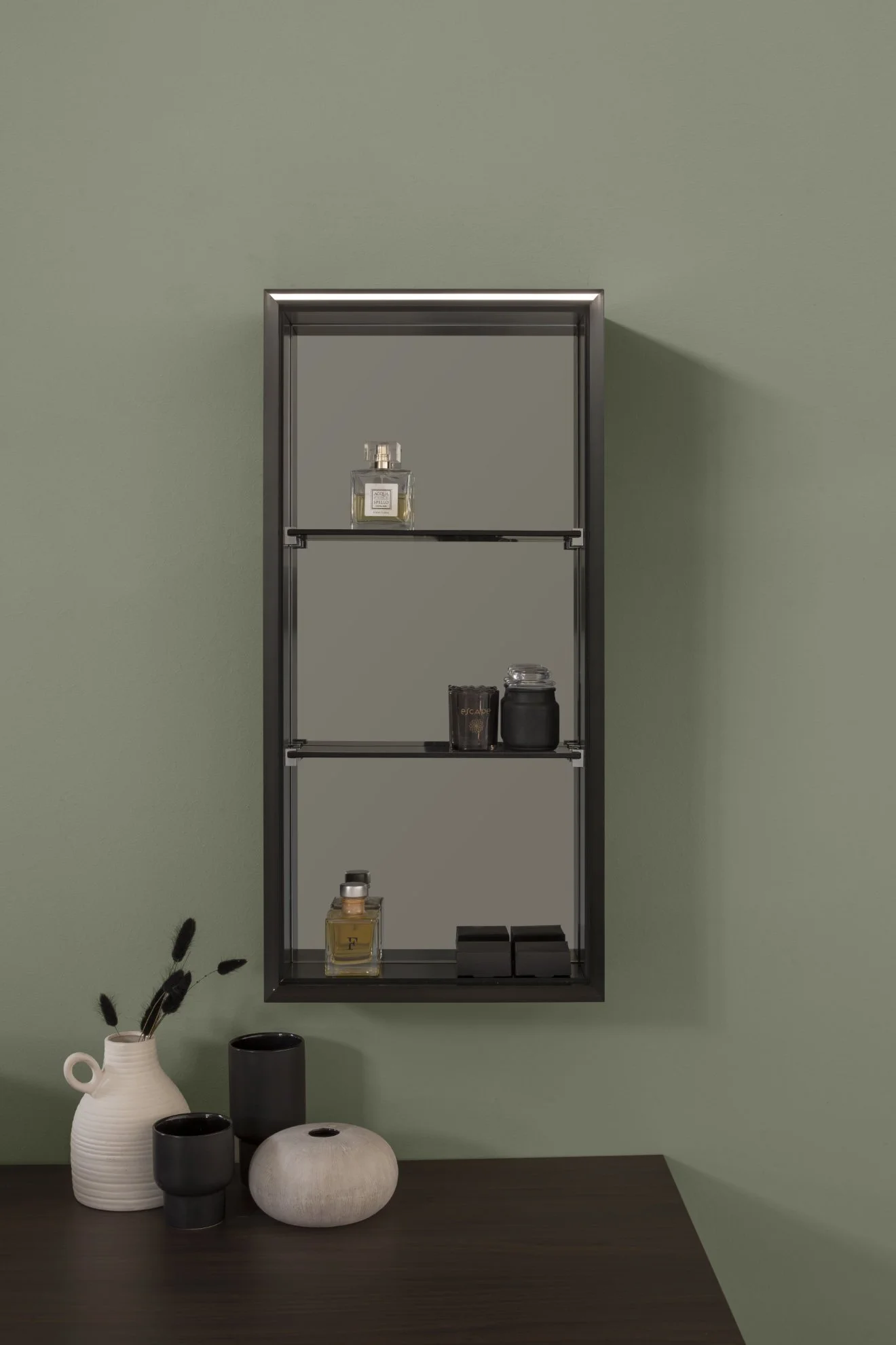 Specchio contenitore in alluminio con specchi interni - Amsterdam ...