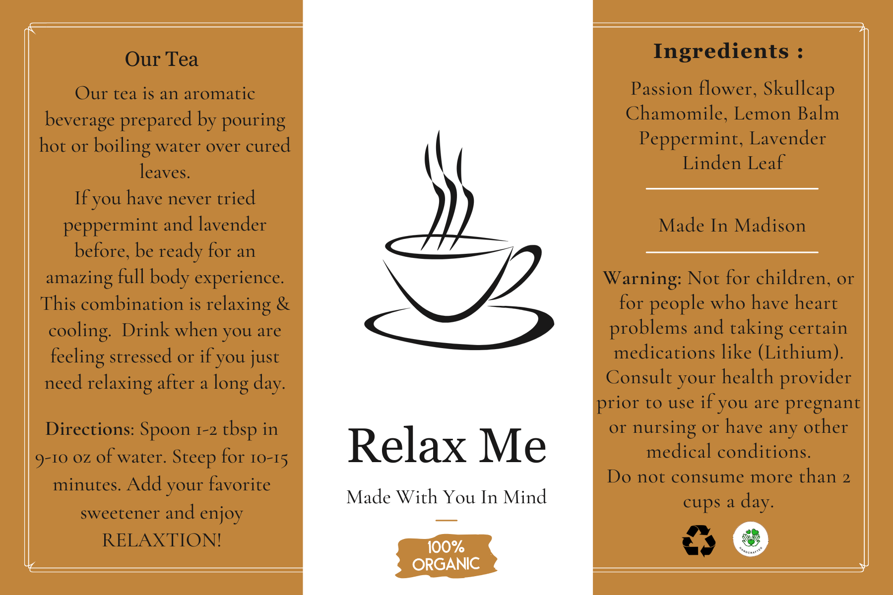 Relax Me Tea — Earthly Temptation
