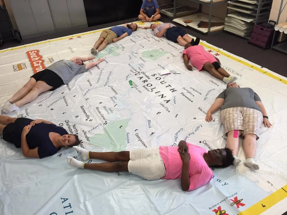 Giant Maps — South Carolina Geographic Alliance