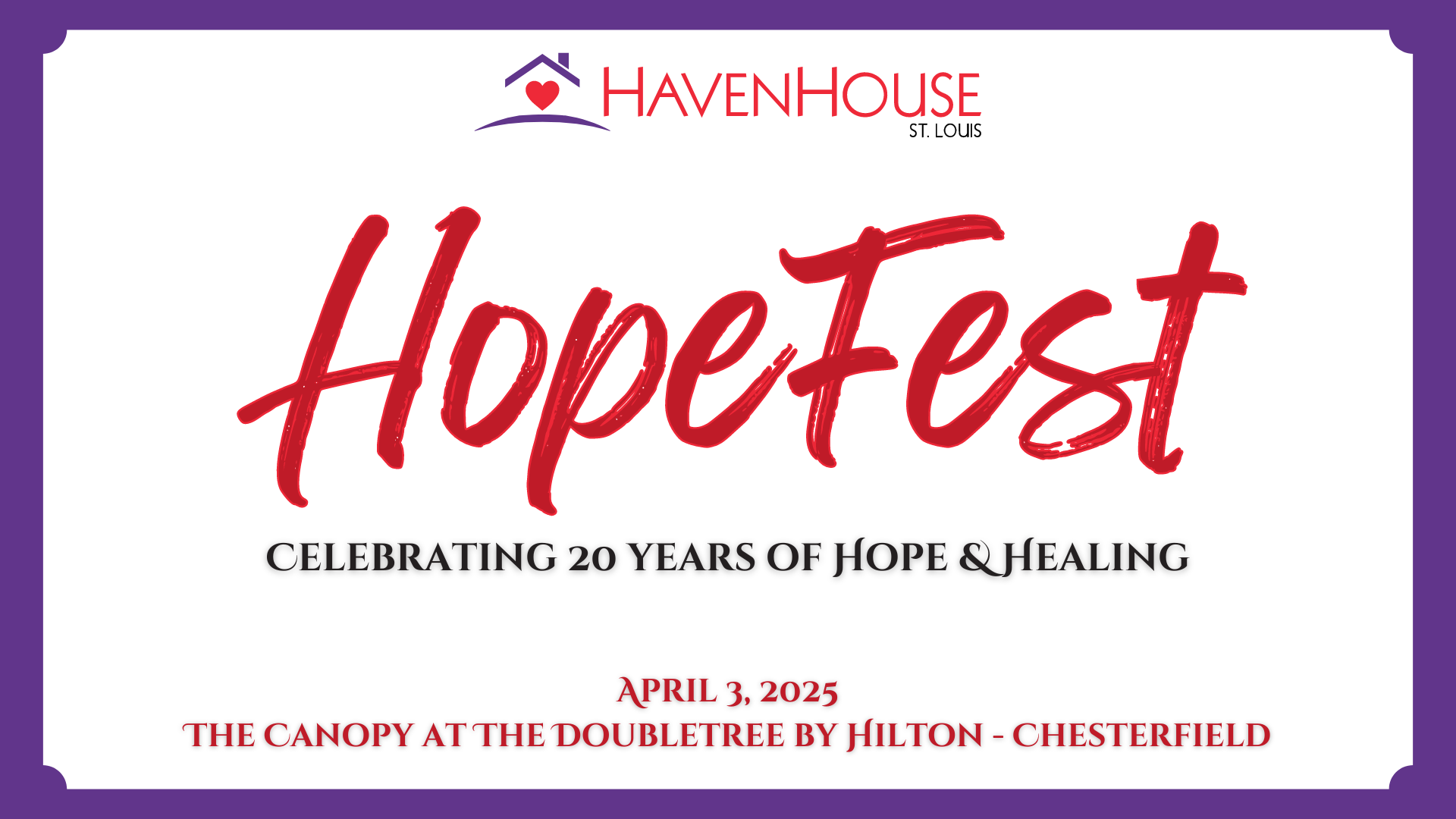 HopeFest — HavenHouse St. Louis