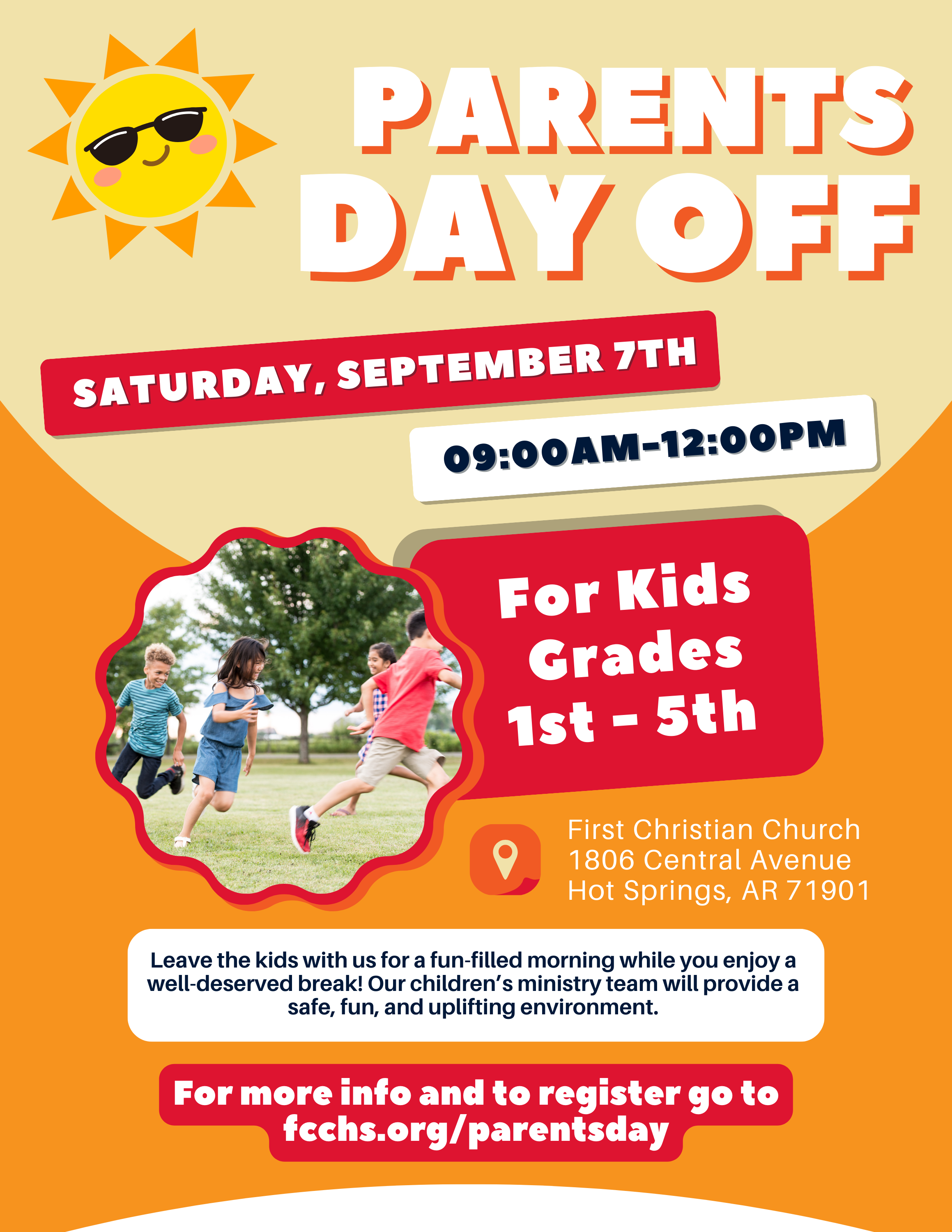 Parents Day Off — First Christian Church Hot Springs