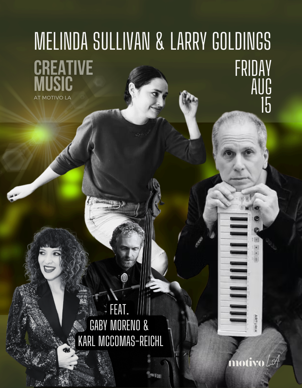 Creative Music at Motivo: Melinda Sullivan & Larry Goldings — Motivo LA