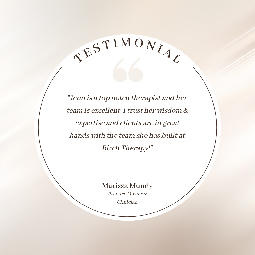 FAQs — BIRCH THERAPY