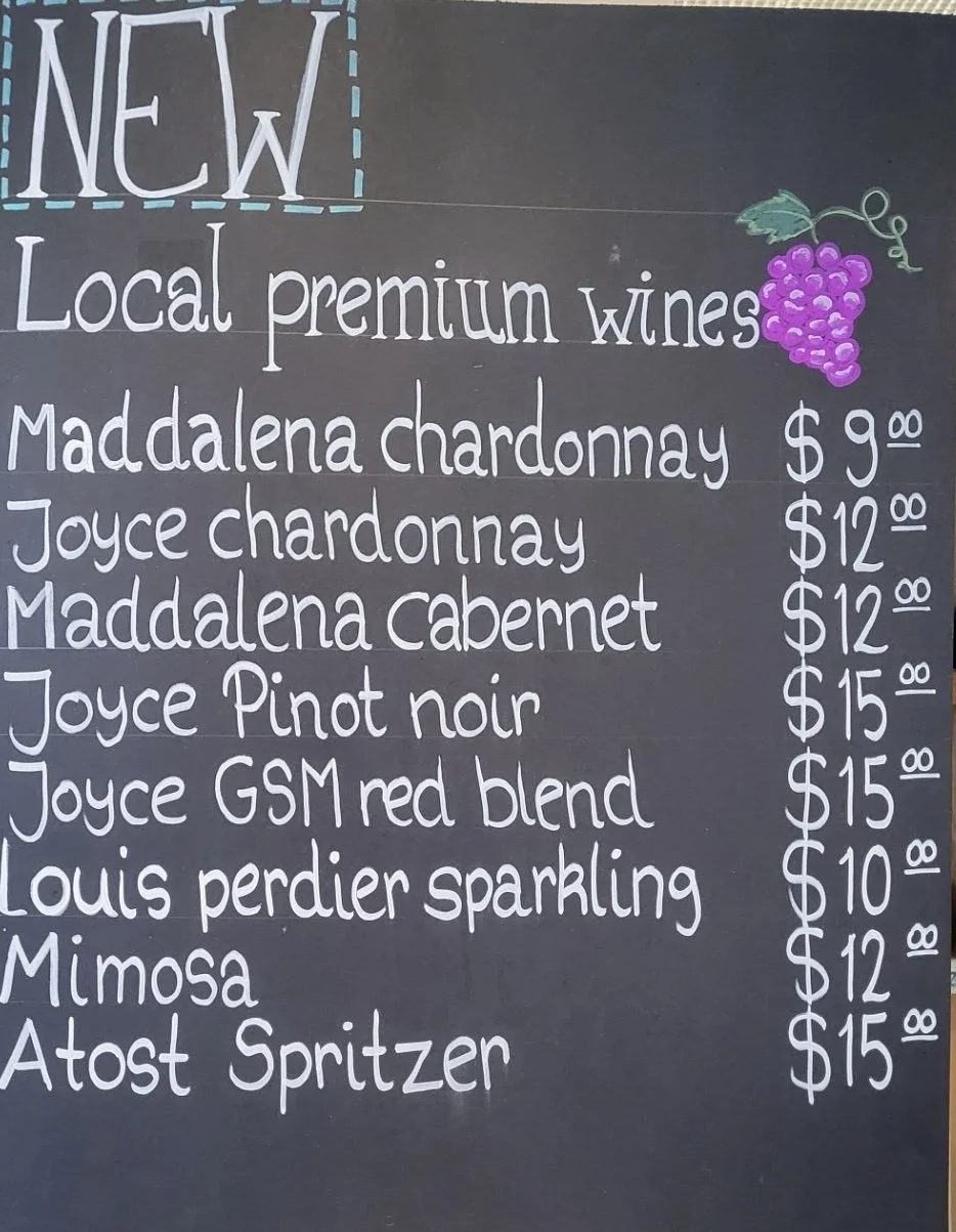 Menu — PG Juice 'n' Java