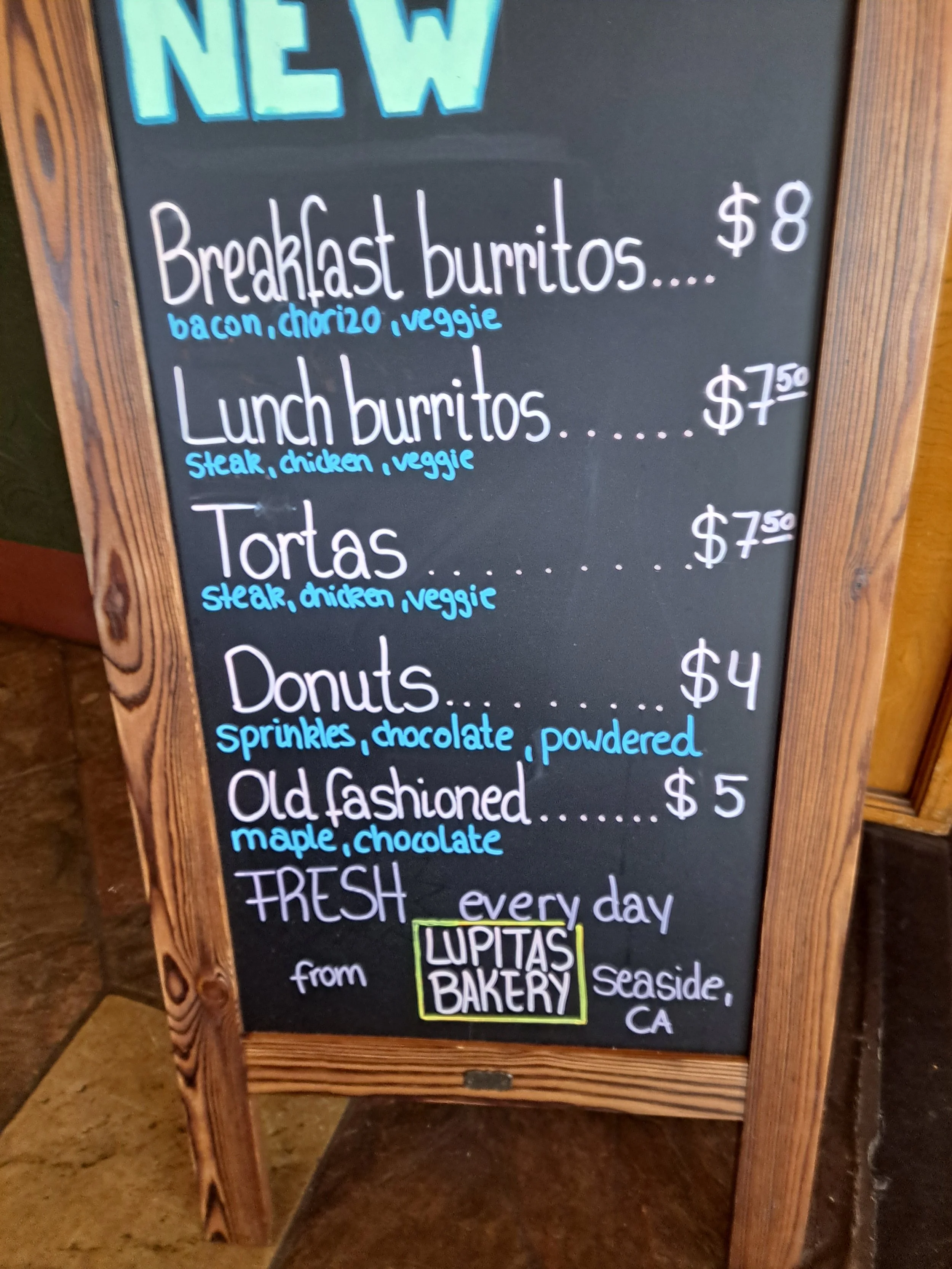 Menu — PG Juice 'n' Java